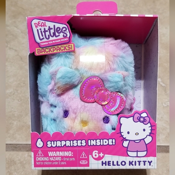 Sanrio | Toys | Real Littles Sanrio Hello Kitty Fluffy Mini Backpack 6 ...